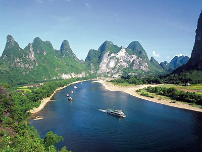 Lijiang River - The Yangshuo County of Guilin, in Southern China